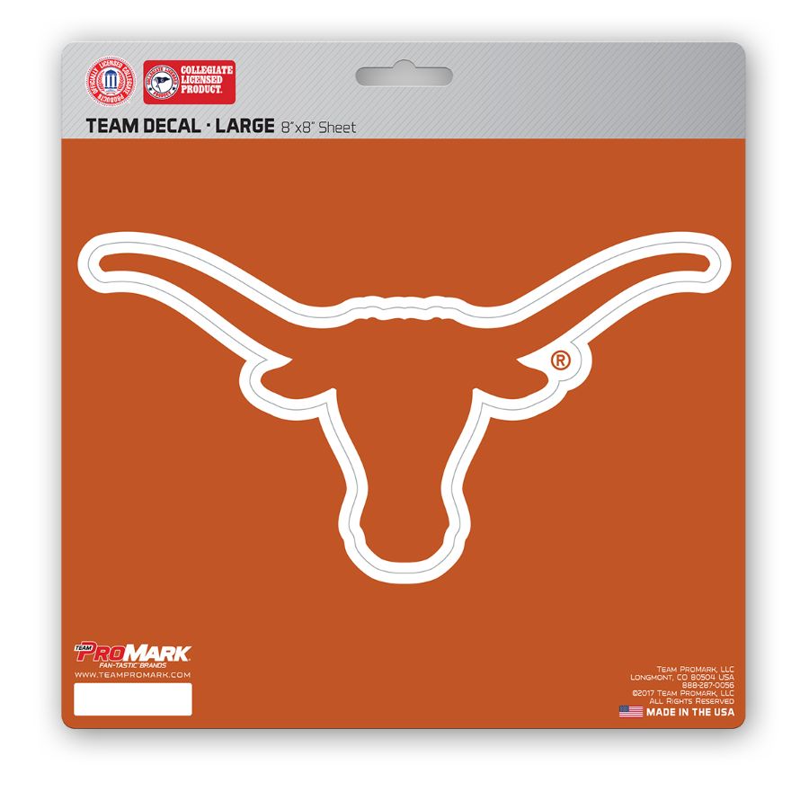 University of Texas Longhorns Logo - 8x8 Vinyl Sticker at Sticker Shoppe