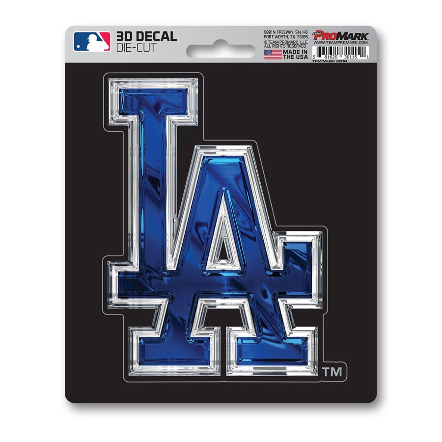 Los Angeles Dodgers - 3D Vinyl Sticker at Sticker Shoppe