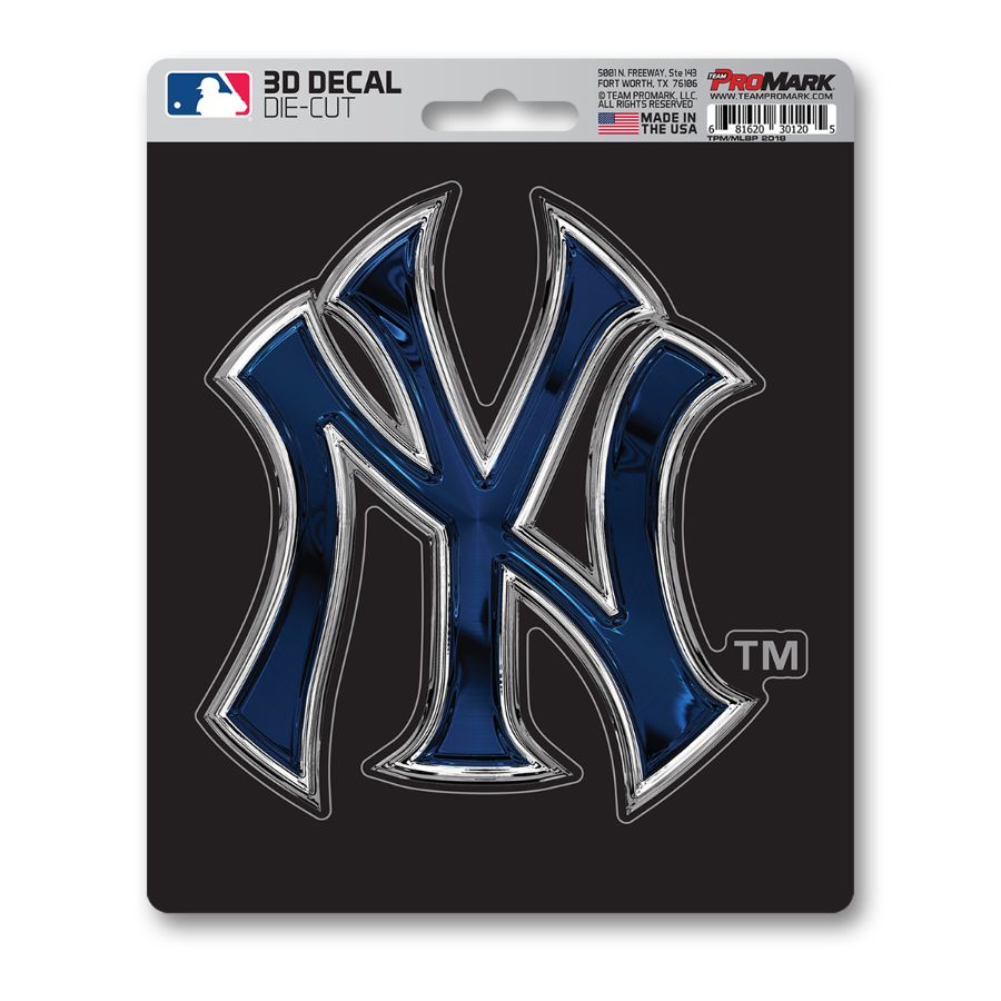 New York Yankees - 3D Vinyl Sticker at Sticker Shoppe
