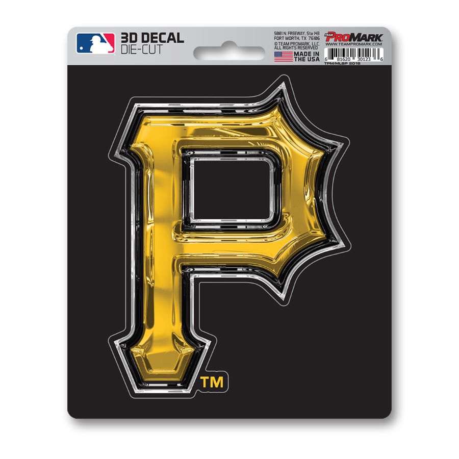 Pittsburgh Pirates - 3D Vinyl Sticker at Sticker Shoppe