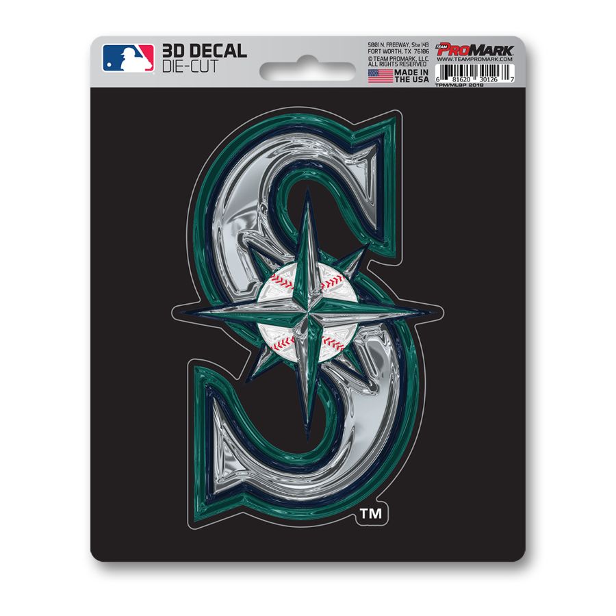 Seattle Mariners - 3D Vinyl Sticker at Sticker Shoppe