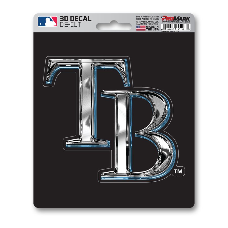Tampa Bay Rays - 3D Vinyl Sticker at Sticker Shoppe