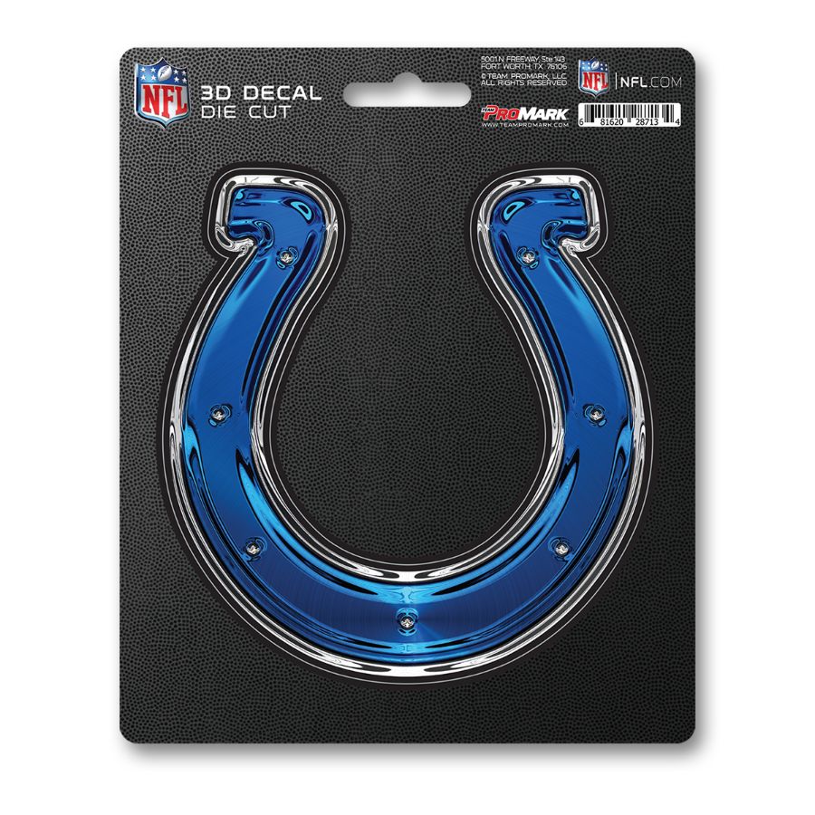 Indianapolis Colts - 3D Vinyl Sticker at Sticker Shoppe