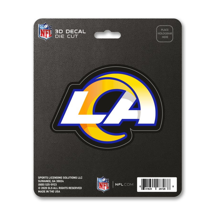 Los Angeles Rams - 3D Vinyl Sticker at Sticker Shoppe