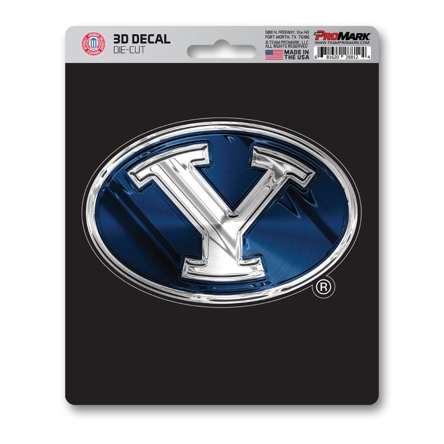 Brigham Young University Cougars BYU - Vinyl 3D Sticker at Sticker Shoppe