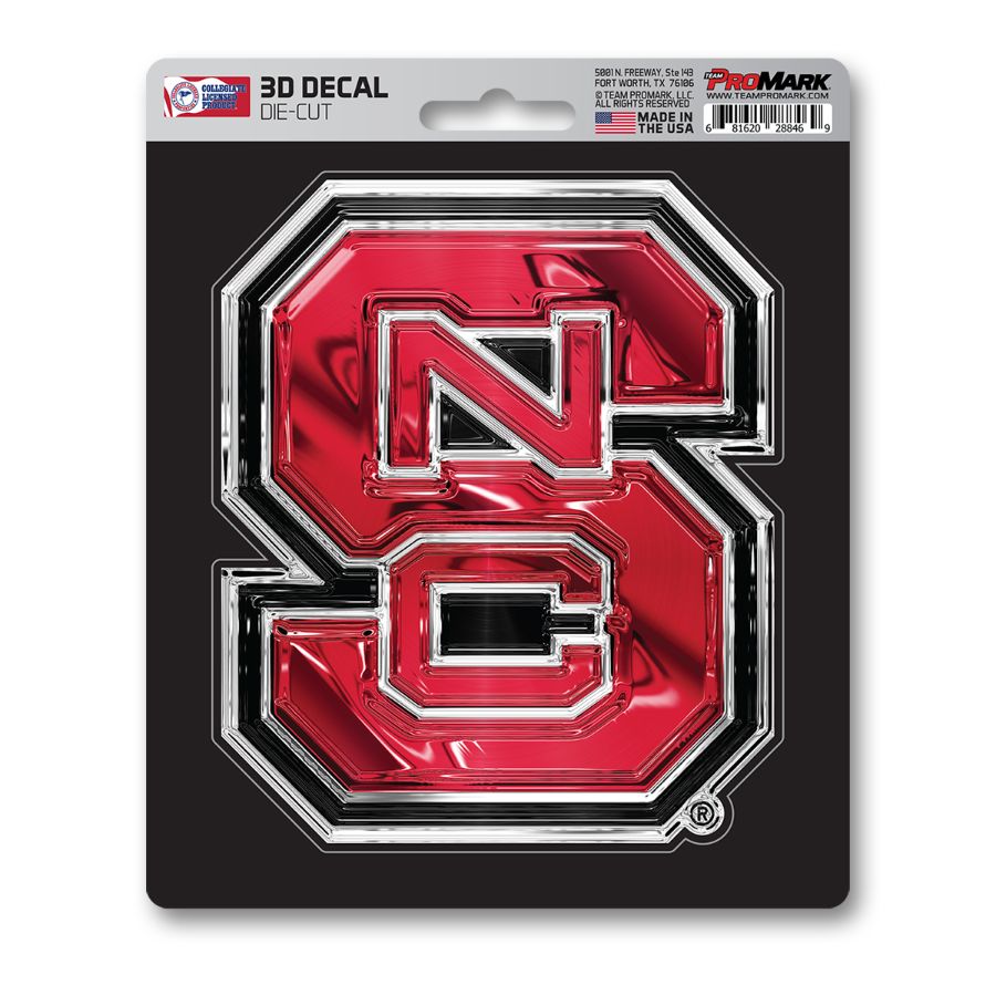 North Carolina State University Wolfpack - Vinyl 3D Sticker at Sticker ...