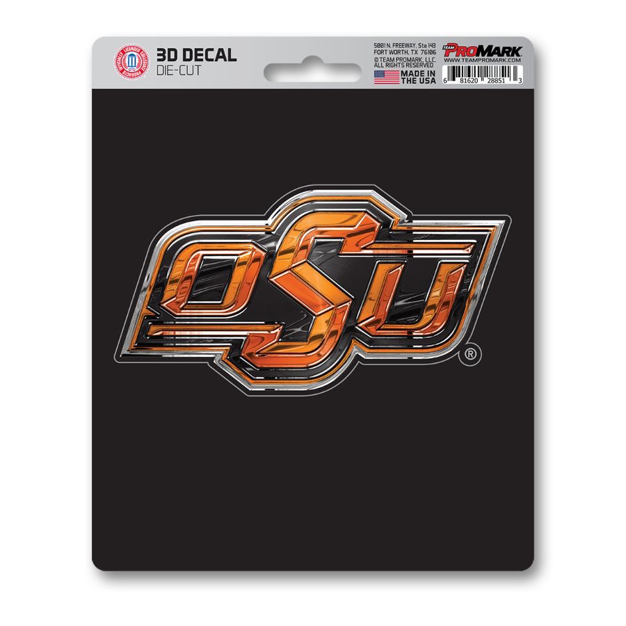 Oklahoma State University Cowboys - Vinyl 3D Sticker at Sticker Shoppe