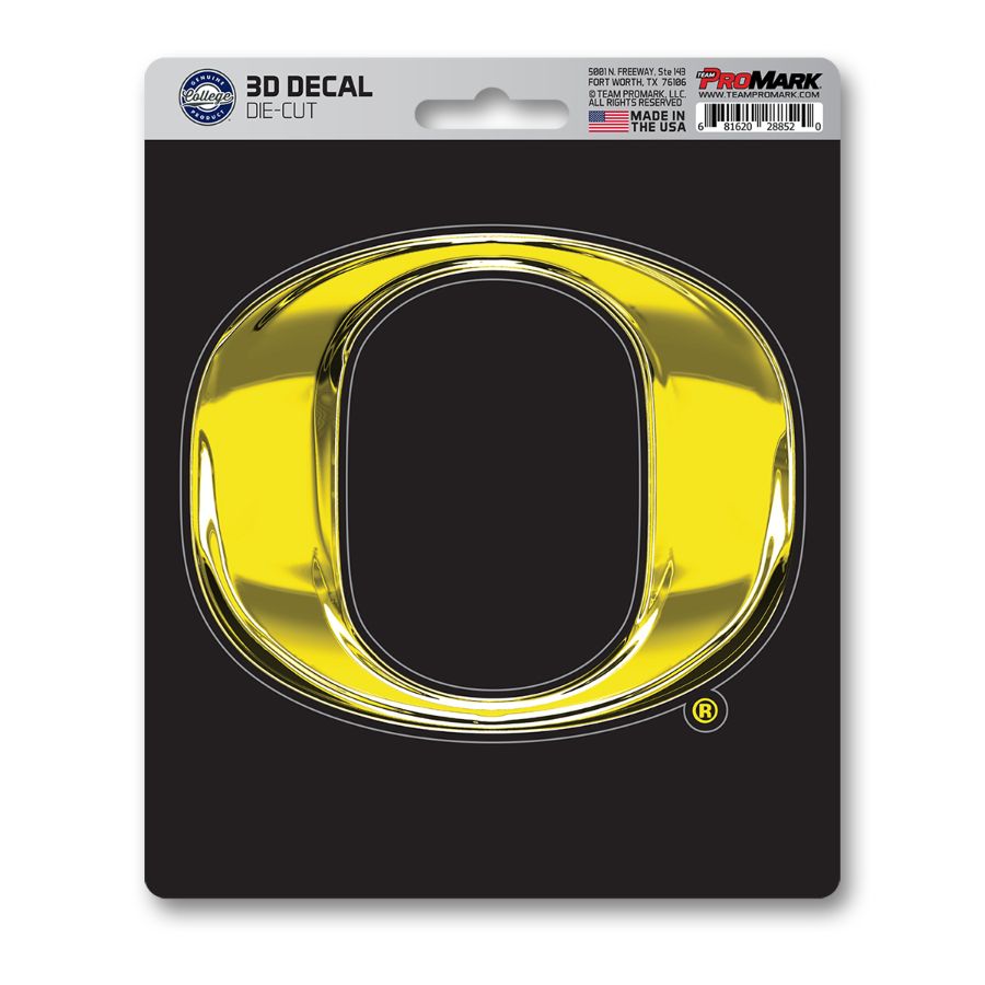 University of Oregon Ducks - Vinyl 3D Sticker at Sticker Shoppe