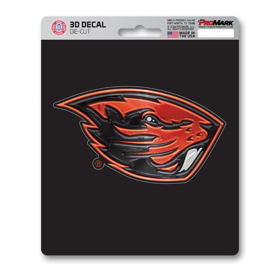 Oregon State University Beavers - Vinyl 3D Sticker at Sticker Shoppe