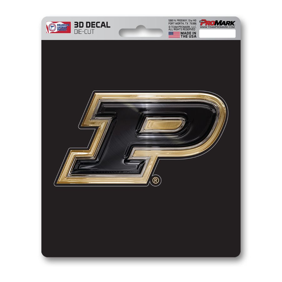 Purdue University Boilermakers - Vinyl 3D Sticker at Sticker Shoppe