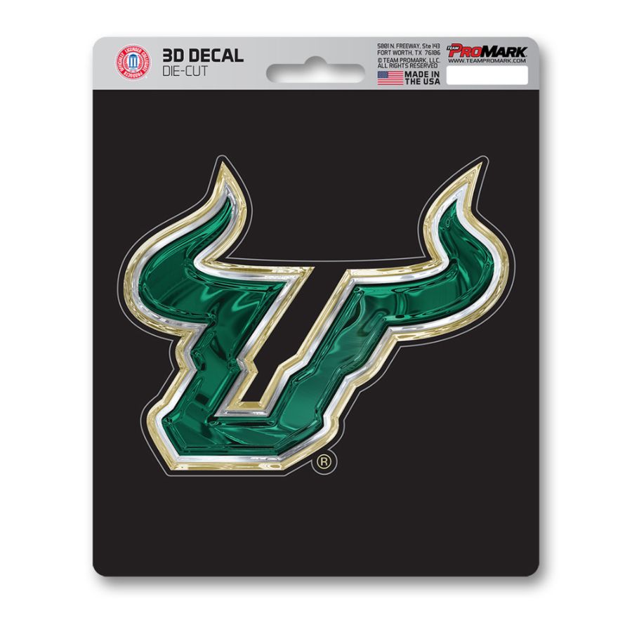University of South Florida Bulls - Vinyl 3D Sticker at Sticker Shoppe
