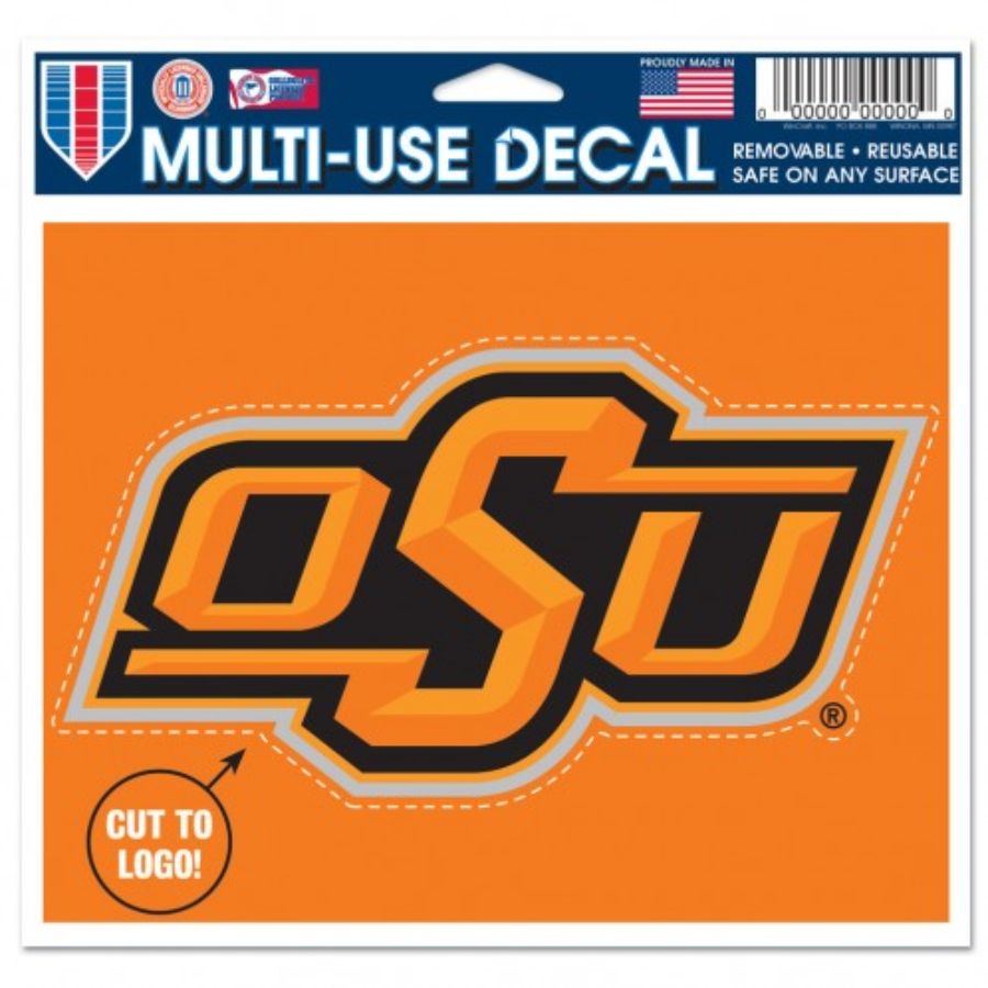 Oklahoma State University Cowboys - 4.5x5.75 Die Cut Multi Use Ultra ...