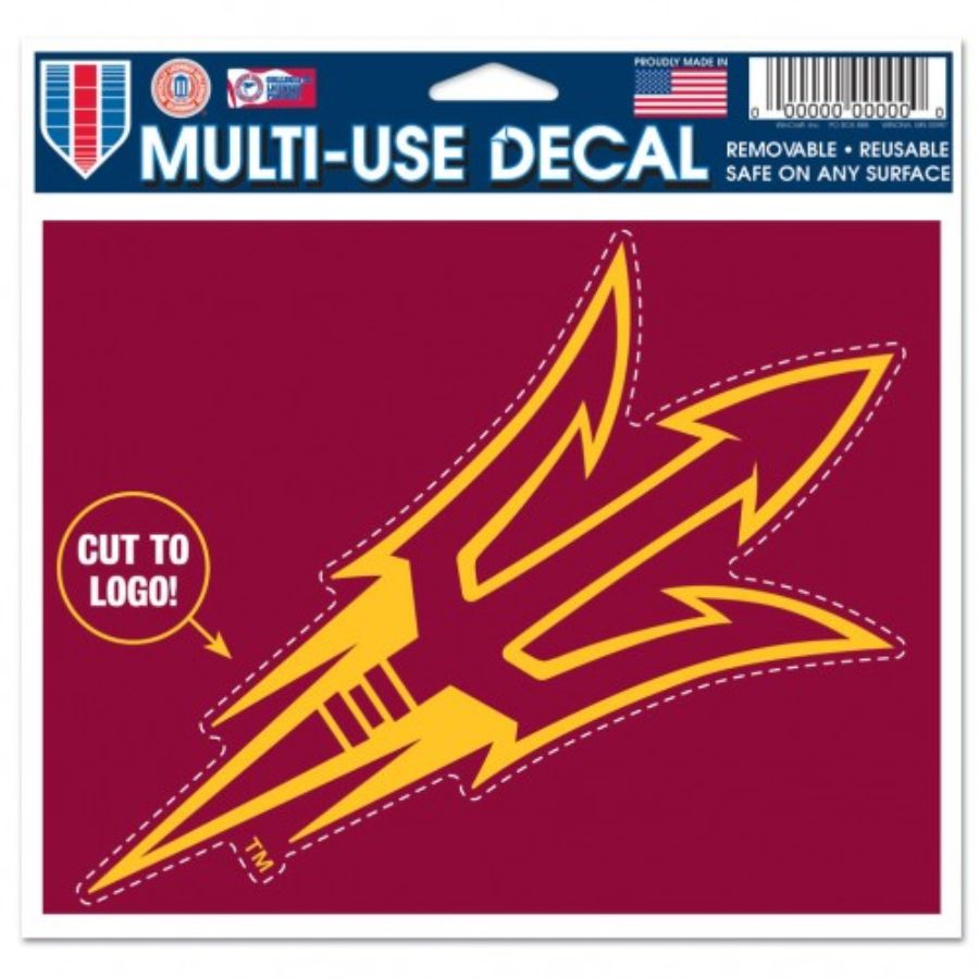 Arizona State University Sun Devils - 4.5x5.75 Die Cut Multi Use Ultra ...