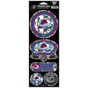 Colorado Avalanche - Prismatic Decal Set at Sticker Shoppe