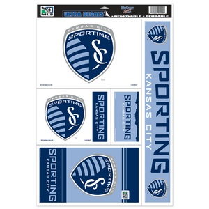 Sporting Kansas City - Set of 5 Ultra Decals at Sticker Shoppe