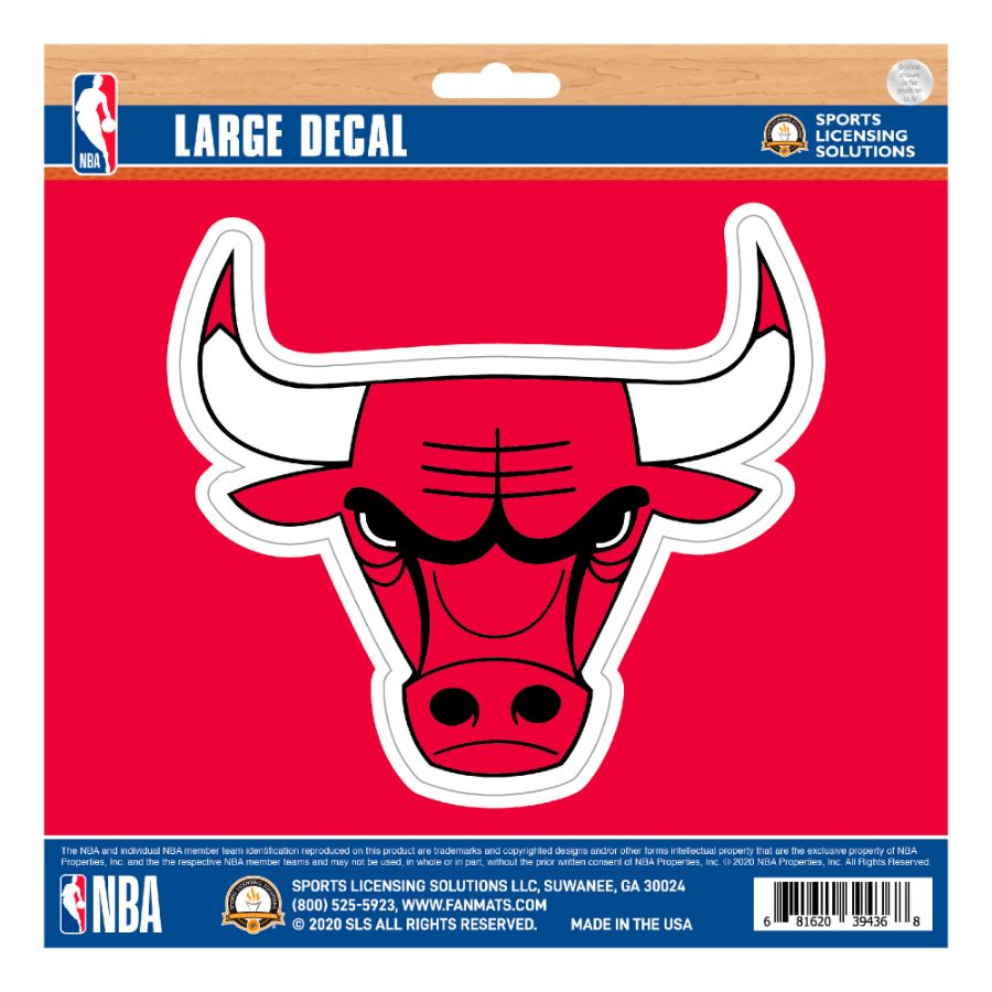Chicago Bulls Logo - 8x8 Vinyl Sticker at Sticker Shoppe