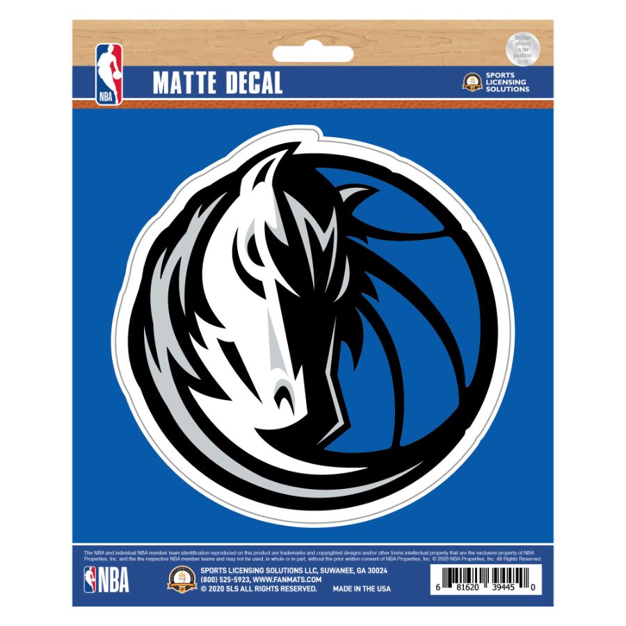 Dallas Mavericks - Vinyl Matte Sticker at Sticker Shoppe