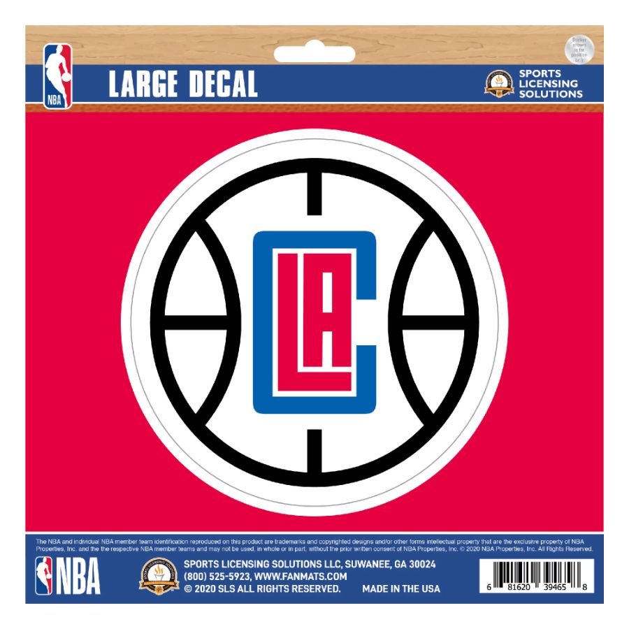 Los Angeles Clippers Logo - 8x8 Vinyl Sticker at Sticker Shoppe