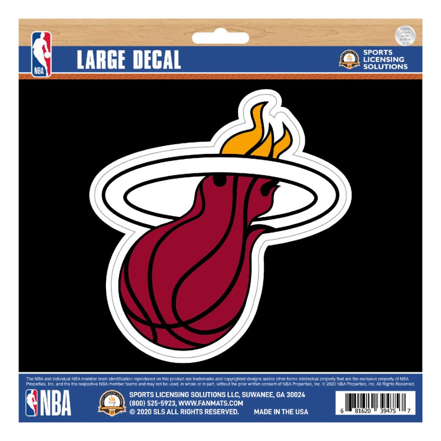 Miami Heat Logo - 8x8 Vinyl Sticker at Sticker Shoppe