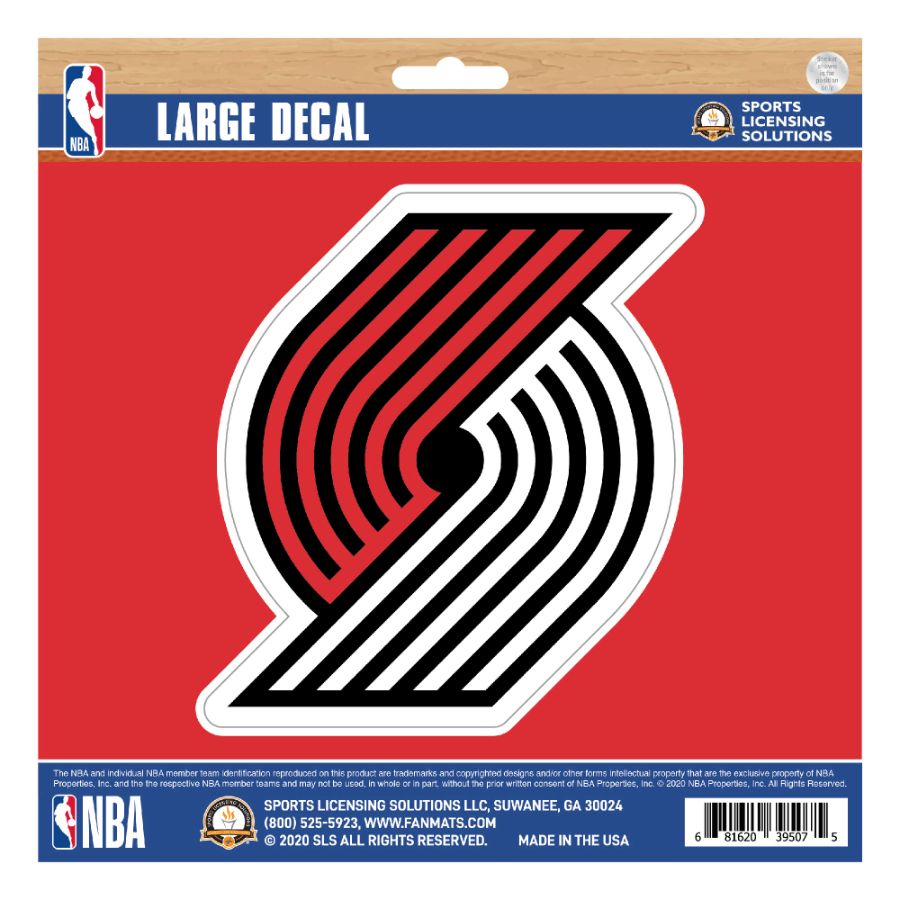 Portland Trail Blazers Logo - 8x8 Vinyl Sticker at Sticker Shoppe