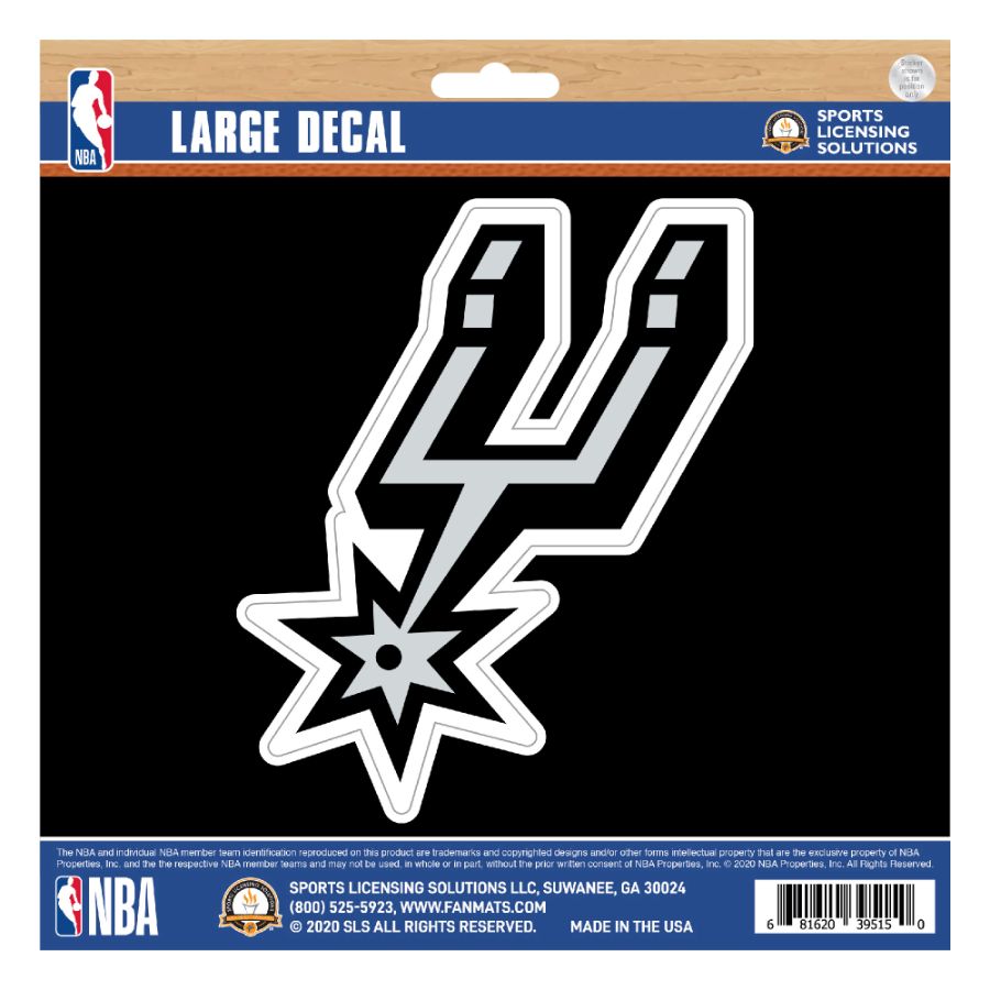 San Antonio Spurs Logo - 8x8 Vinyl Sticker at Sticker Shoppe