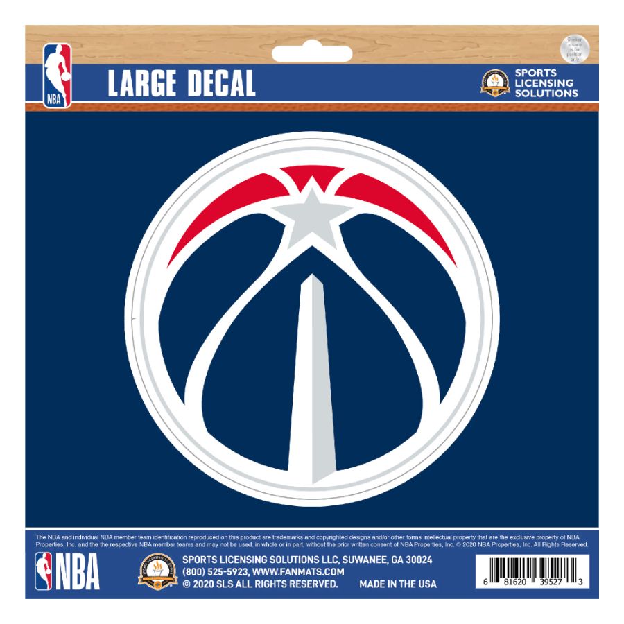Washington Wizards Logo - 8x8 Vinyl Sticker at Sticker Shoppe