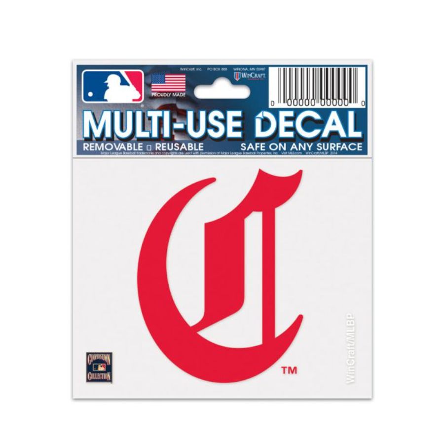 Cincinnati Reds Retro - 3x4 Multi Use Decal at Sticker Shoppe