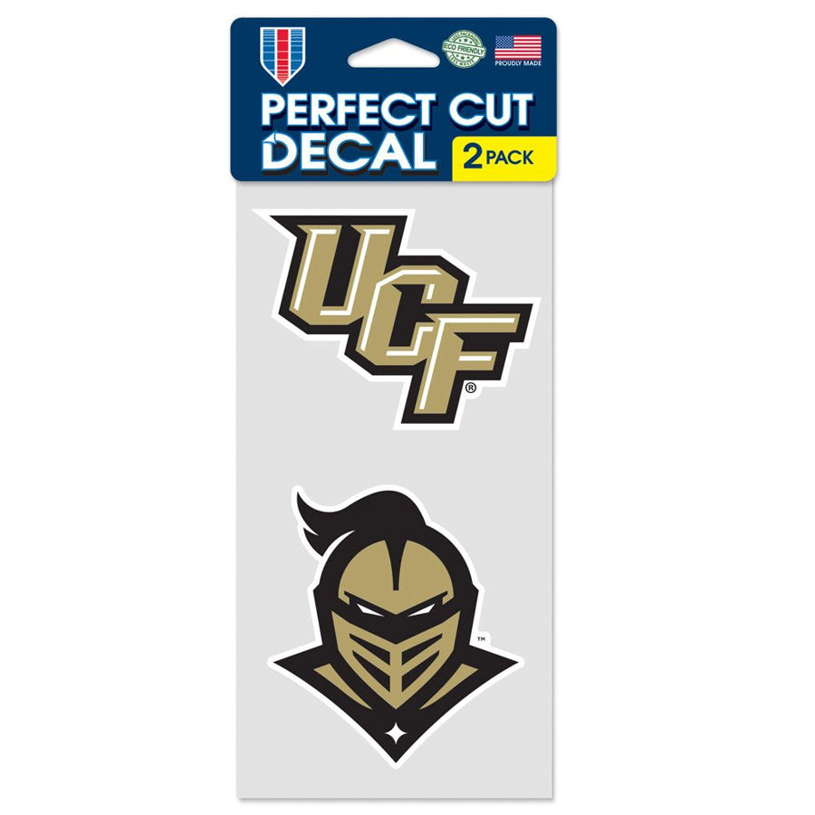 University Of Central Florida Knights - Set of Two 4x4 Die Cut Decals ...