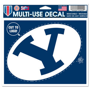 Brigham Young University Cougars BYU - 4.5x5.75 Die Cut Ultra Decal at ...