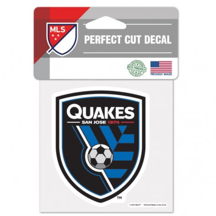 San Jose Earthquakes - 4x4 Die Cut Decal at Sticker Shoppe