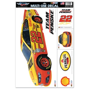 Joey Logano #22 - Set of 4 Ultra Decals at Sticker Shoppe