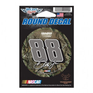 Dale Earnhardt Jr #88 Realtree Camo - 3x3 Round Vinyl Sticker at ...
