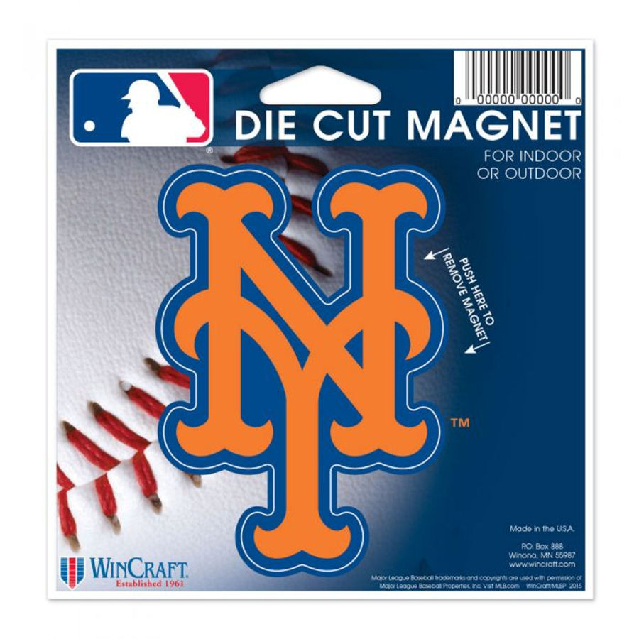 New York Mets - 4.5" Die Cut Logo Magnet at Sticker Shoppe