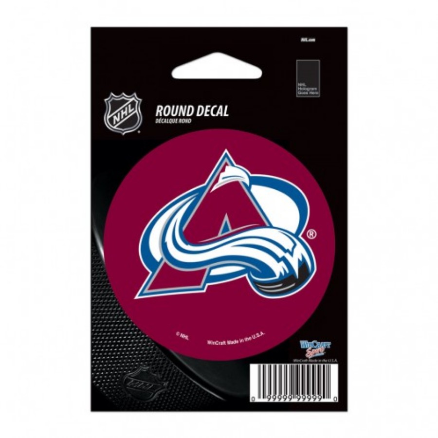 Colorado Avalanche - 3x3 Round Vinyl Sticker at Sticker Shoppe