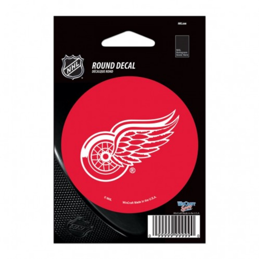 Detroit Red Wings - 3x3 Round Vinyl Sticker at Sticker Shoppe