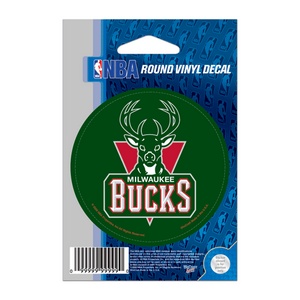 Milwaukee Bucks - 3x3 Round Vinyl Sticker at Sticker Shoppe