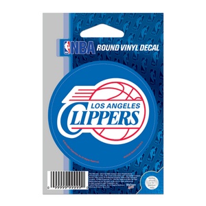 Los Angeles Clippers - 3x3 Round Vinyl Sticker at Sticker Shoppe