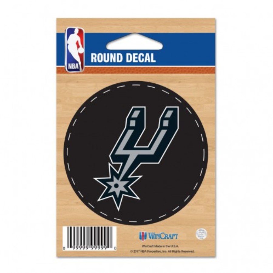 San Antonio Spurs - 3x3 Round Vinyl Sticker at Sticker Shoppe