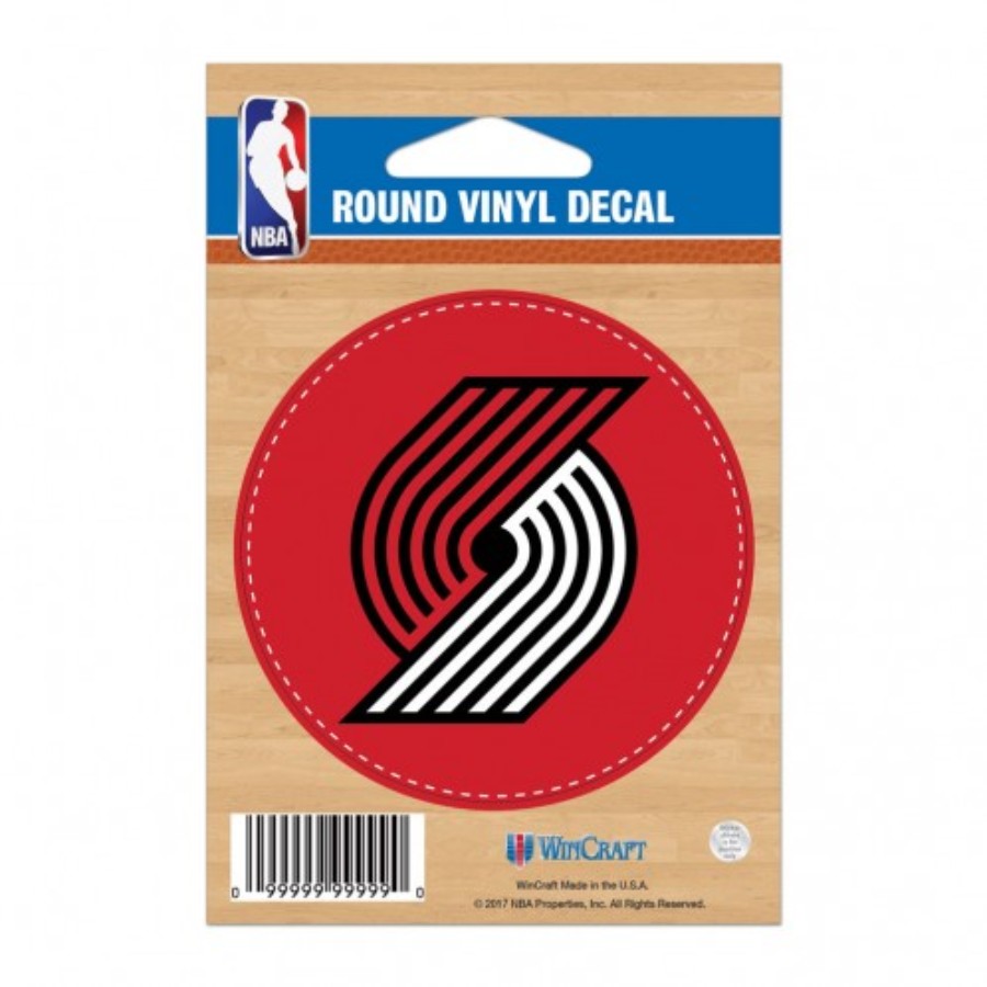Portland Trail Blazers - 3x3 Round Vinyl Sticker at Sticker Shoppe
