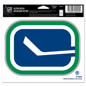 Vancouver Canucks Stick Retro - 5x6 Ultra Decal at Sticker Shoppe