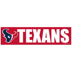Houston Texans - 3x12 Bumper Sticker Strip at Sticker Shoppe