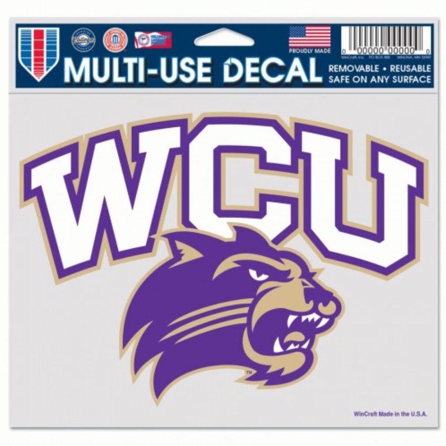Western Carolina University Catamounts - 5x6 Ultra Decal at Sticker Shoppe