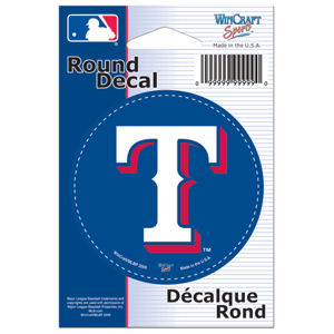 Texas Rangers - 3x3 Round Vinyl Sticker at Sticker Shoppe