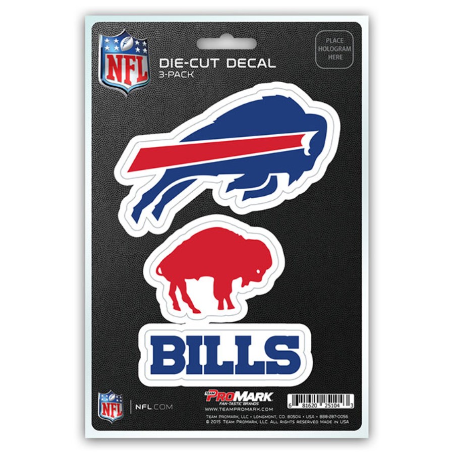 Buffalo Bills Team Logo - Set Of 3 Sticker Sheet at Sticker Shoppe