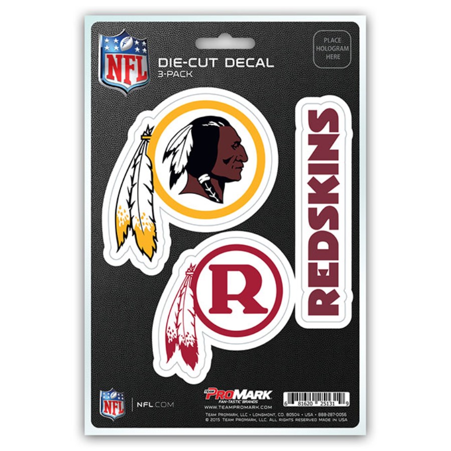 Washington Redskins Team Logo - Set Of 3 Sticker Sheet at Sticker Shoppe