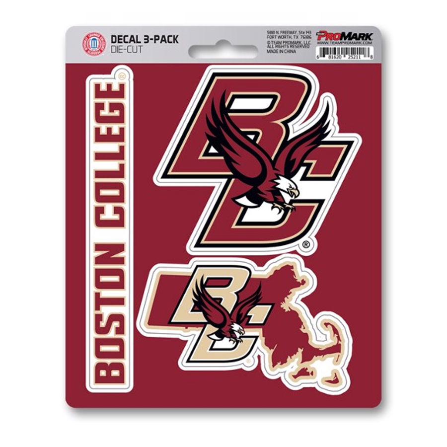 Boston College Eagles - Set Of 3 Sticker Sheet at Sticker Shoppe
