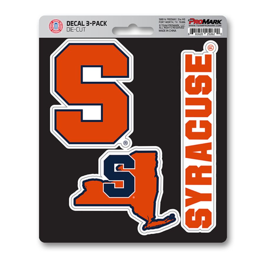 Syracuse University Orange Team Logo - Set Of 3 Sticker Sheet at ...