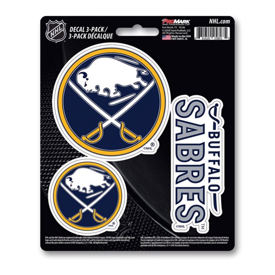 Buffalo Sabres Team Logo - Set Of 3 Sticker Sheet at Sticker Shoppe