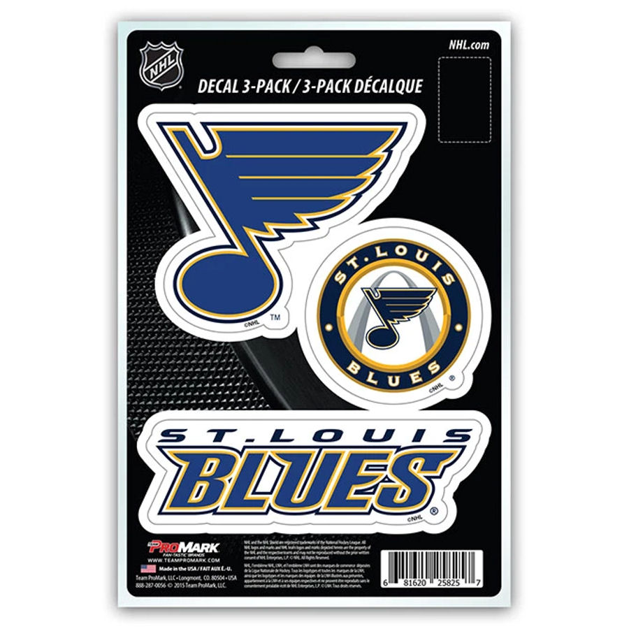 St. Louis Blues Team Logo - Set Of 3 Sticker Sheet at Sticker Shoppe