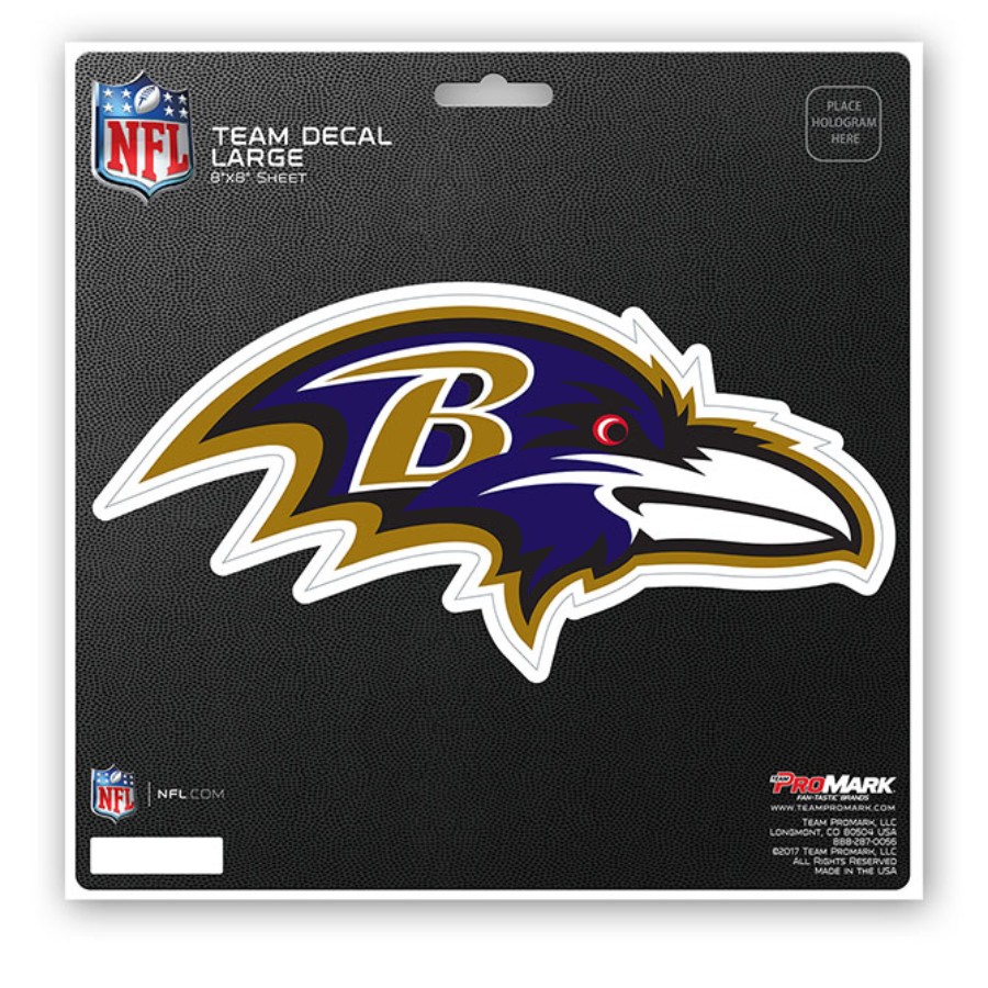 Baltimore Ravens Logo - 8x8 Vinyl Sticker at Sticker Shoppe